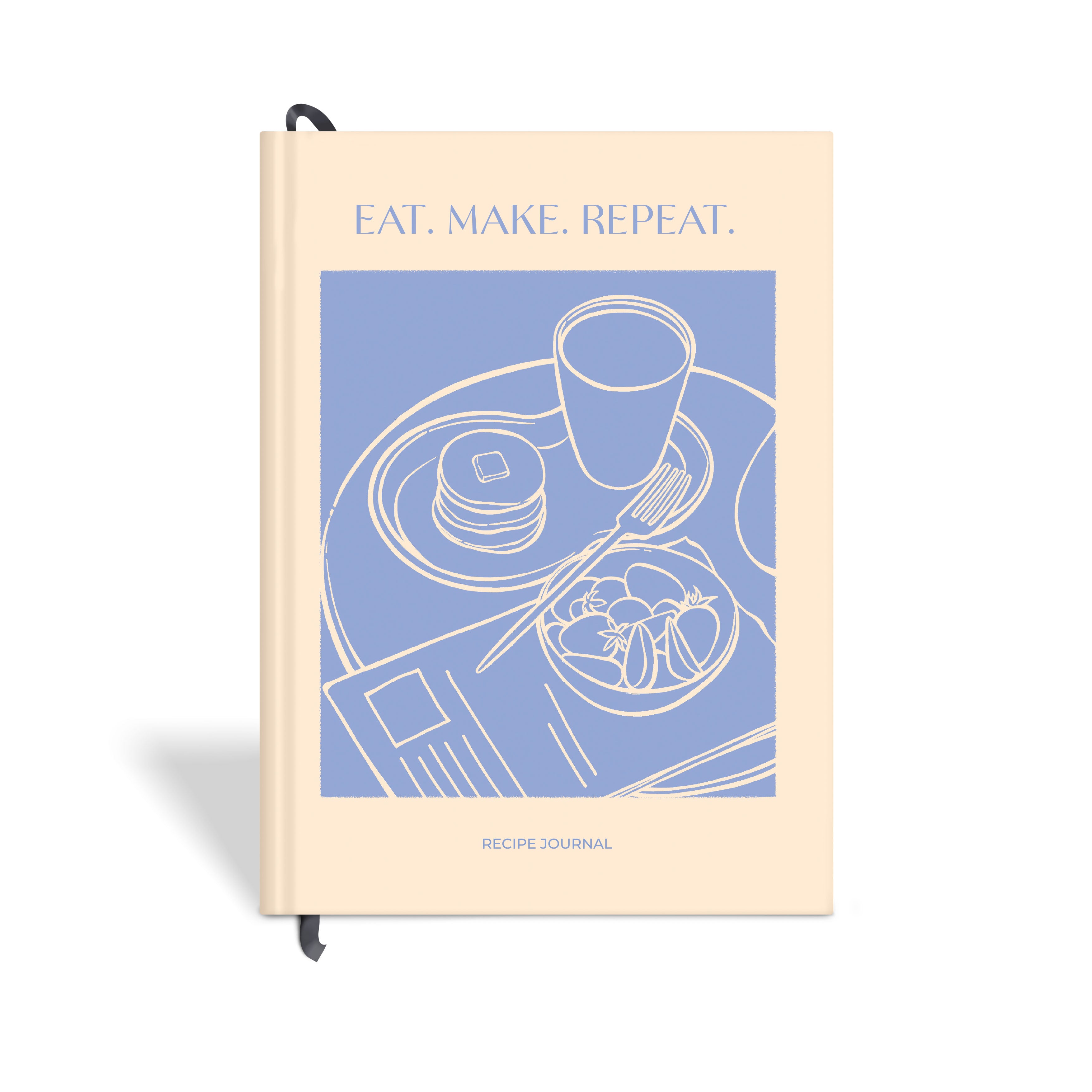 'Eat Make Repeat' Recipe Journal – 7mm - Fine Paper Stationery