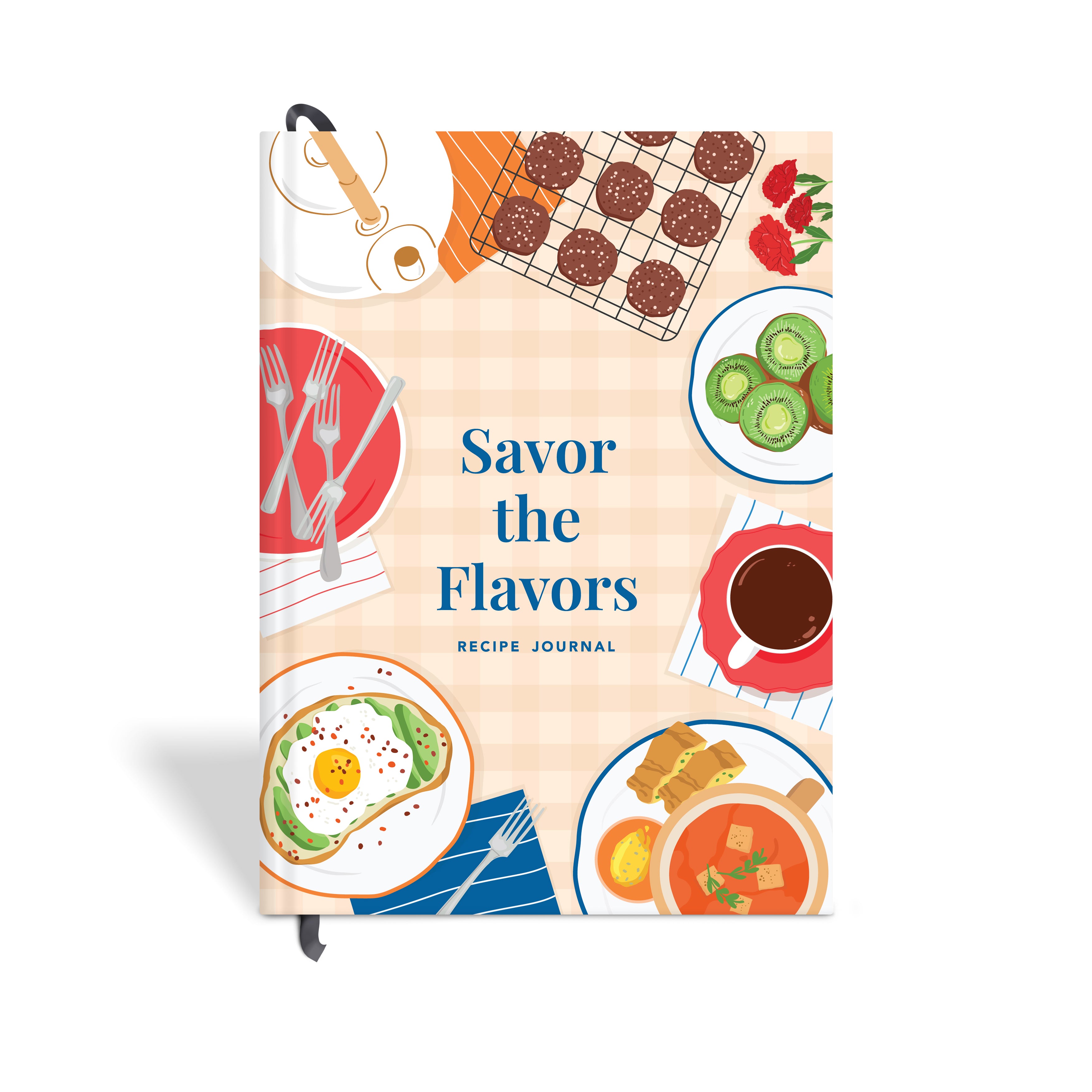'Savor the Flavors' Recipe Journal – 7mm - Fine Paper Stationery