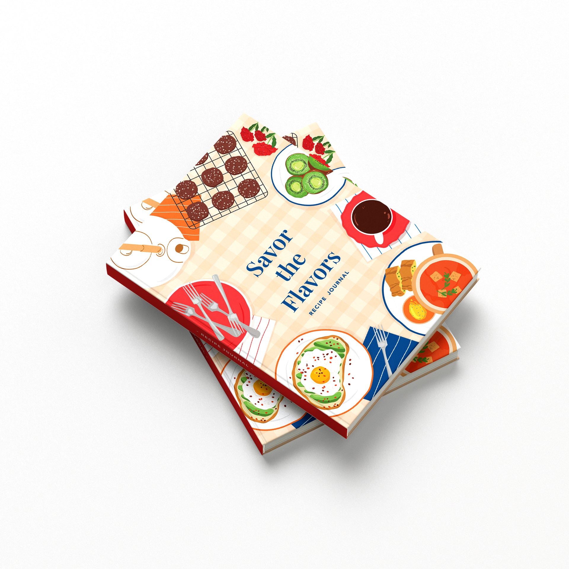 'Savor the Flavors' Recipe Journal – 7mm - Fine Paper Stationery