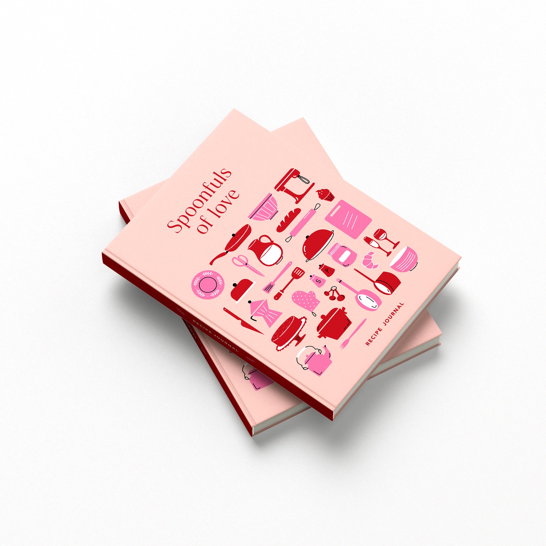 'Spoonfuls of Love' Recipe Journal – 7mm - Fine Paper Stationery