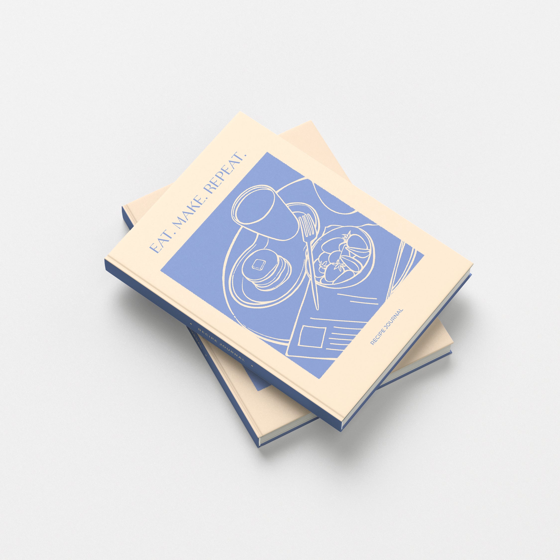 'Eat Make Repeat' Recipe Journal – 7mm - Fine Paper Stationery