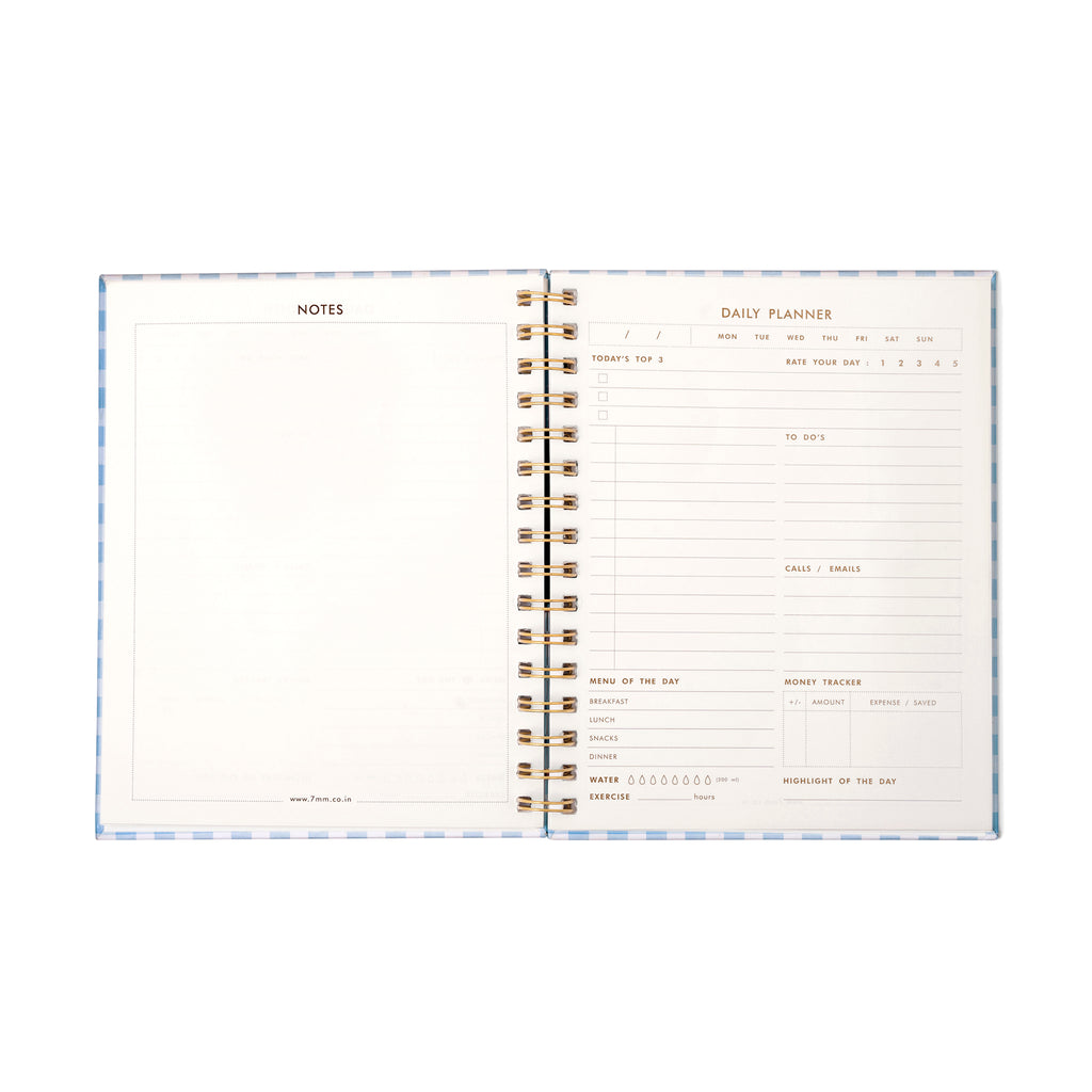 7mm Fine Paper Stationery - Daily Planner (Square) – 7mm - Fine Paper ...