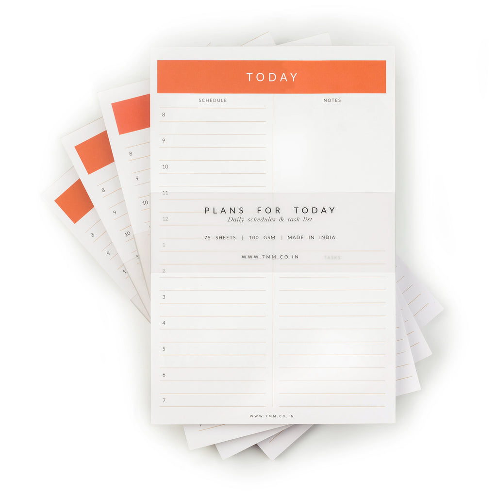 Day to Day task list – 7mm - Fine Paper Stationery