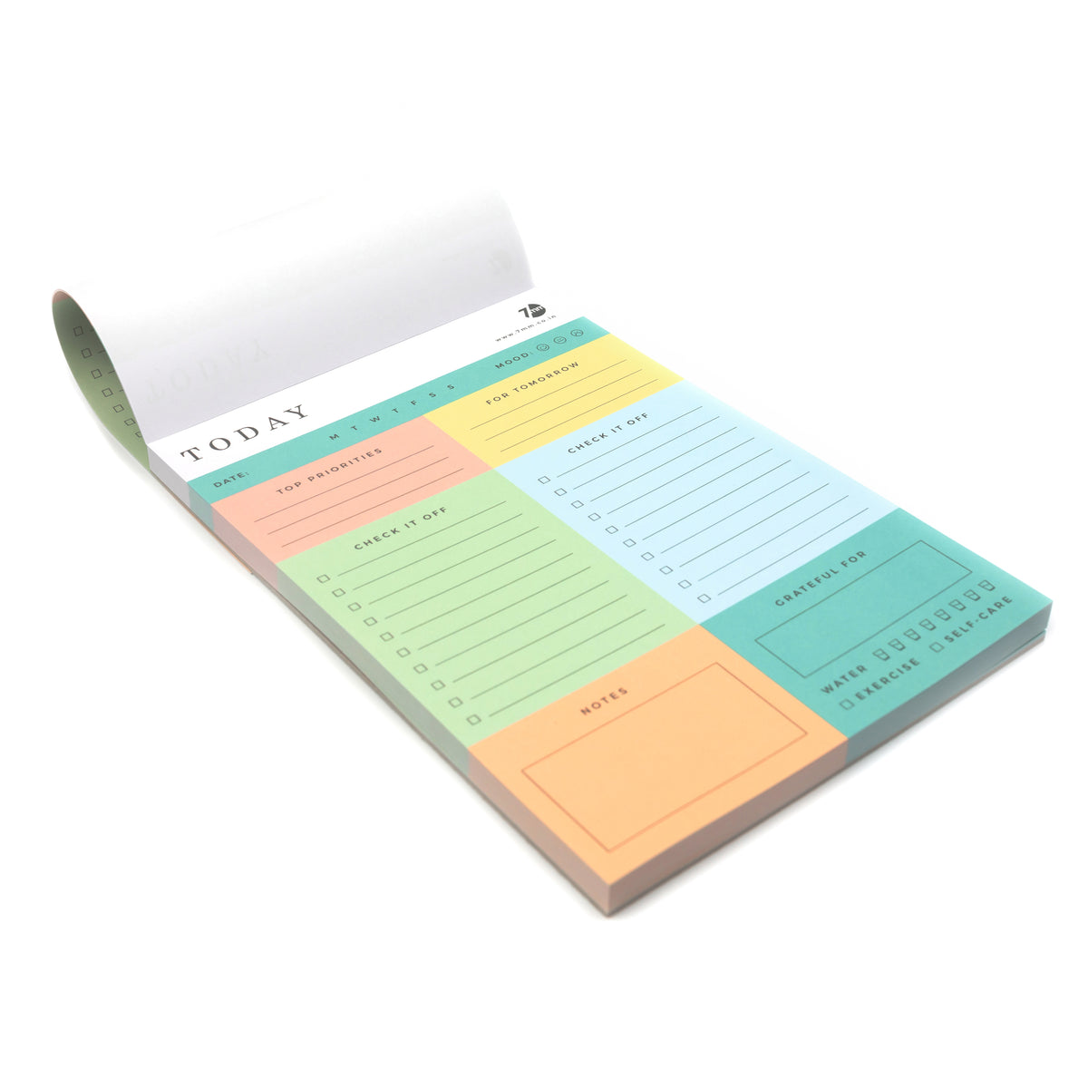Daily colorblock Notepad – 7mm - Fine Paper Stationery