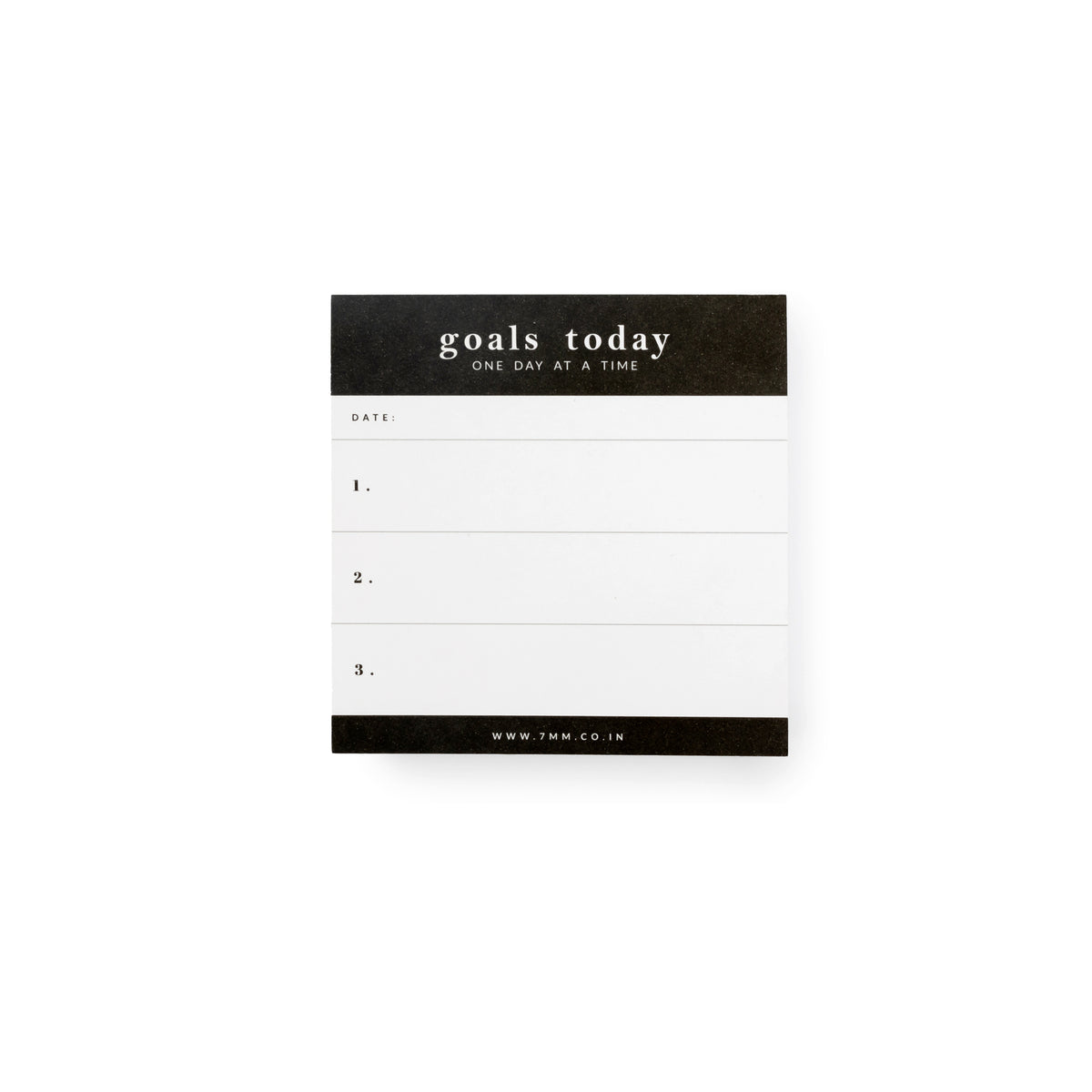Goals Chunky Notepad – 7mm - Fine Paper Stationery