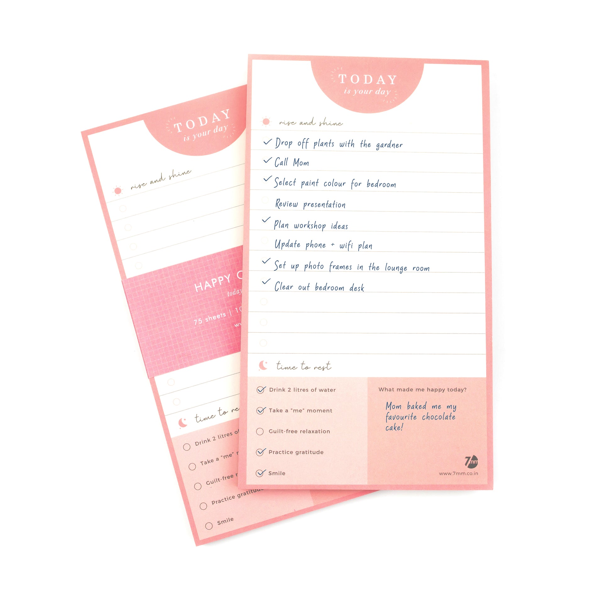 Happy Checklist – 7mm - Fine Paper Stationery