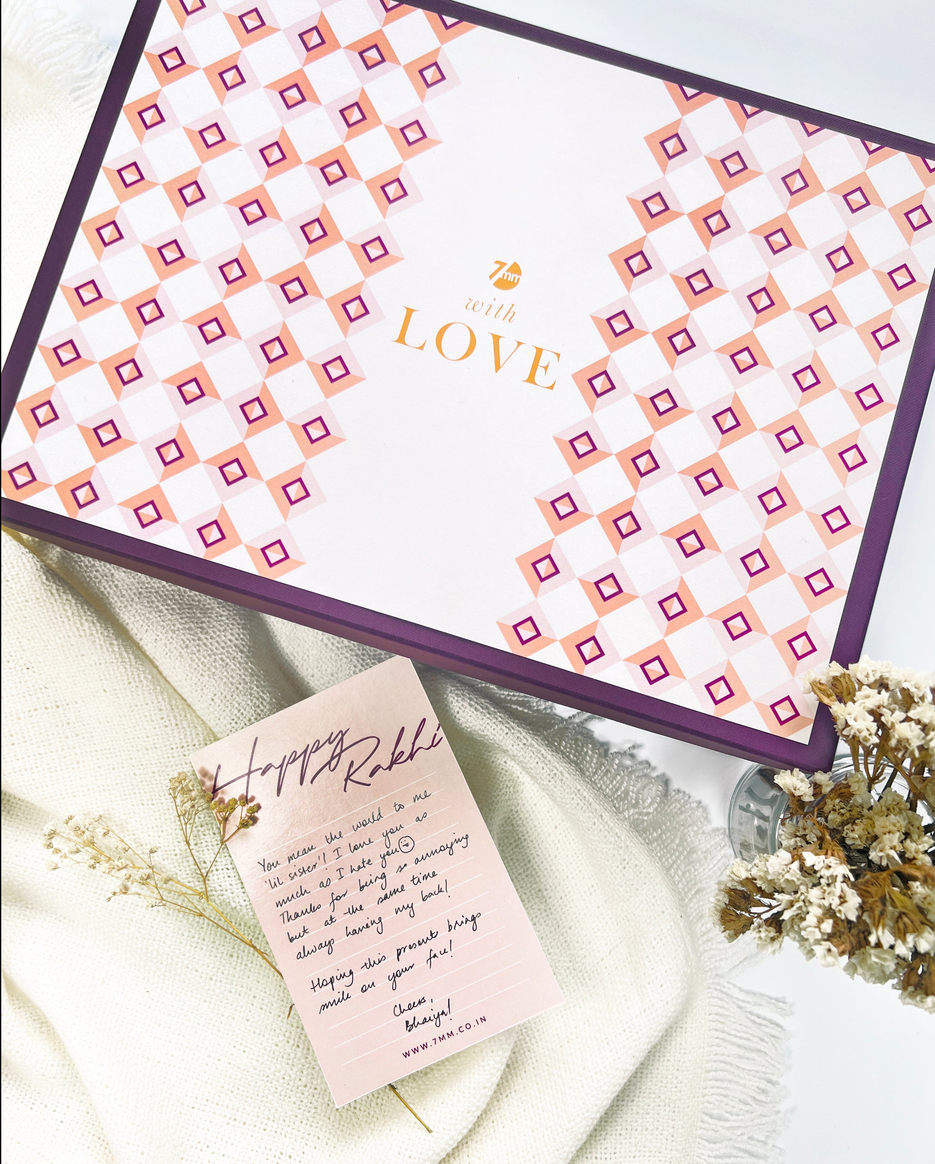 RAKHI HAMPER BOX – 7mm - Fine Paper Stationery